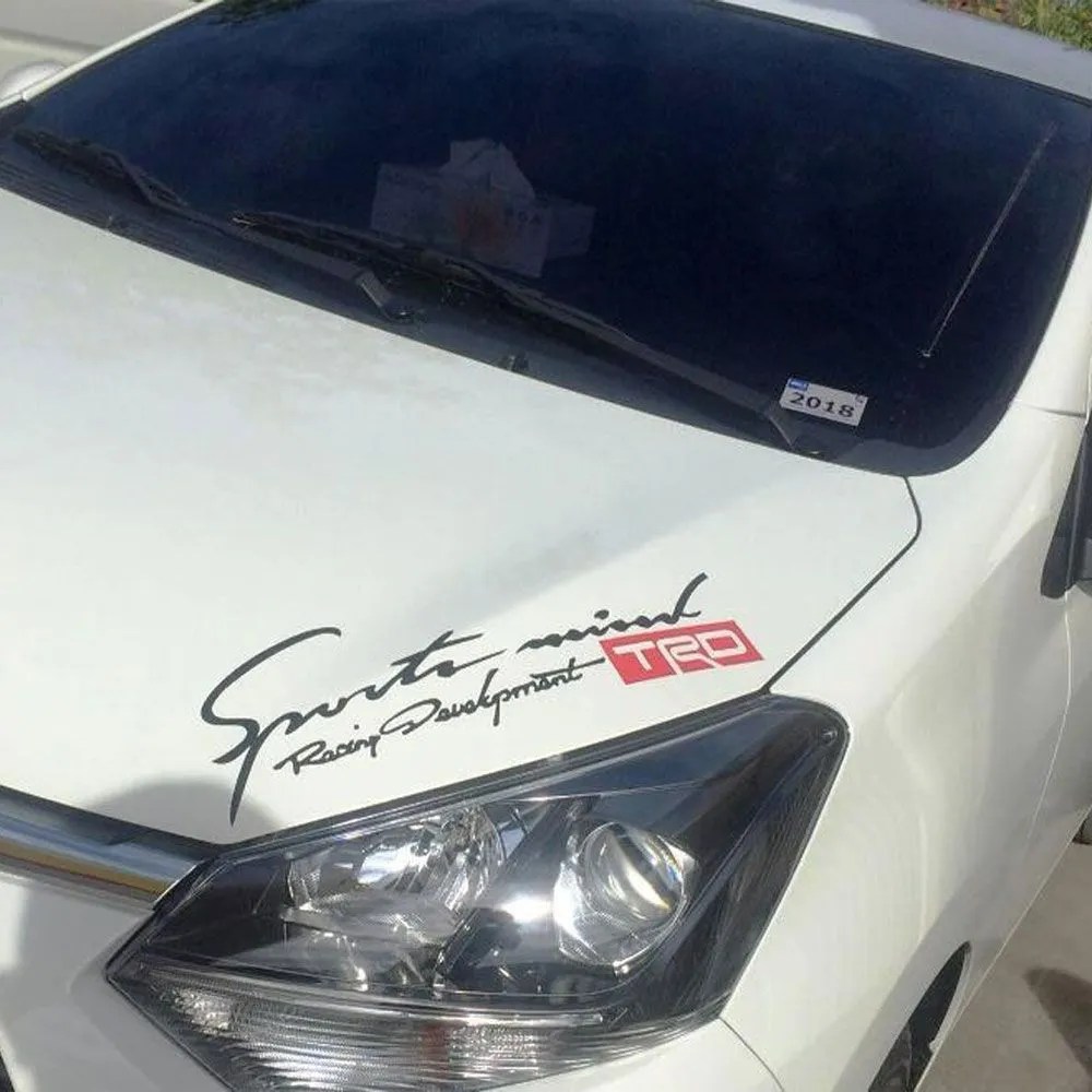 TRD Bonnet Sticker - Car Goods BD