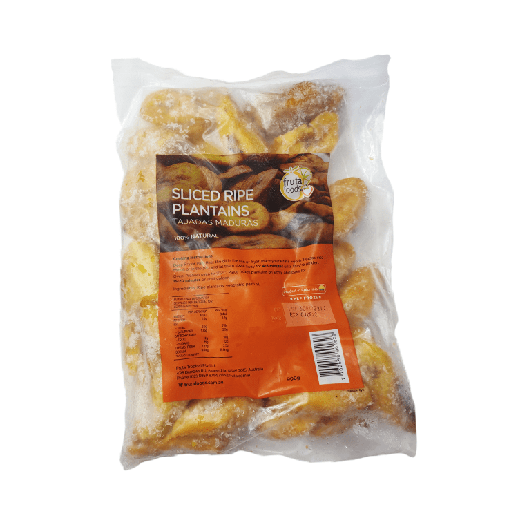 Sliced Ripe Plantains, Sweet Delicious And Ready To Use!