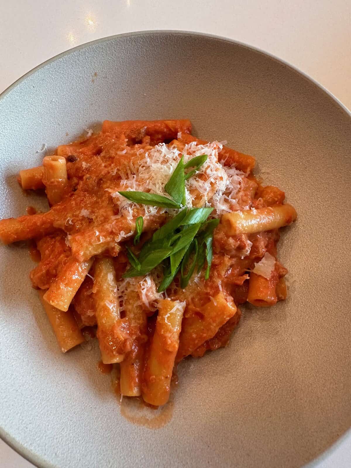 Chinese-Italian Creamy Chili Oil Pasta - Carol Bee Cooks