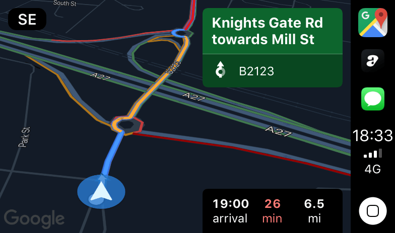 Google Maps Update Fixes Night Mode in Apple CarPlay - Car Play Life