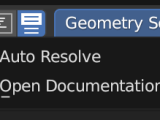 External Editing Geometry Script