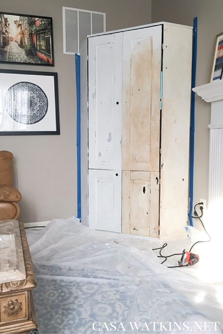 The Evolution Of A Cabinet: Computer Workstation Turned Rustic Global ...