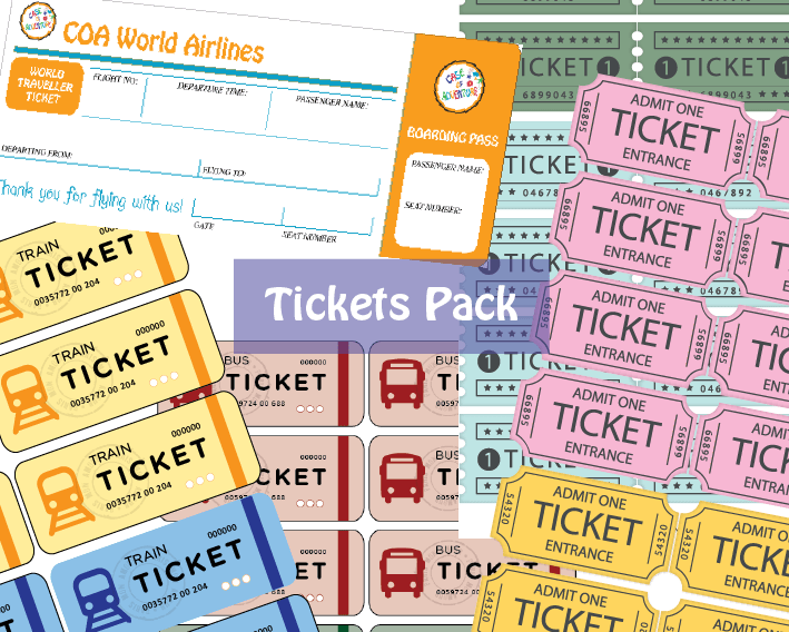 Tickets-Pack - Case of Adventure