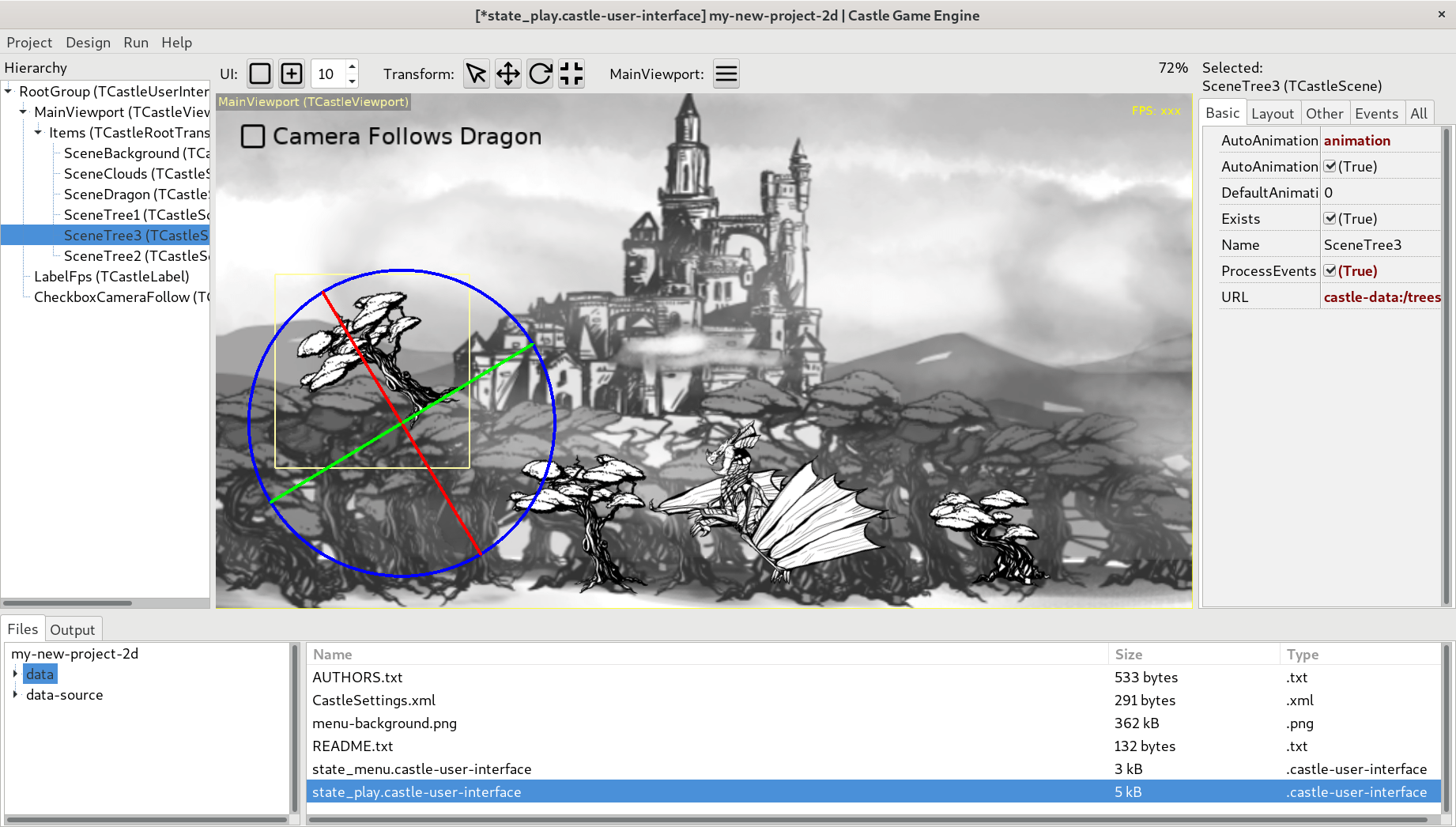 Editor Gizmos To Translate Rotate Scale Castle Game Engine
