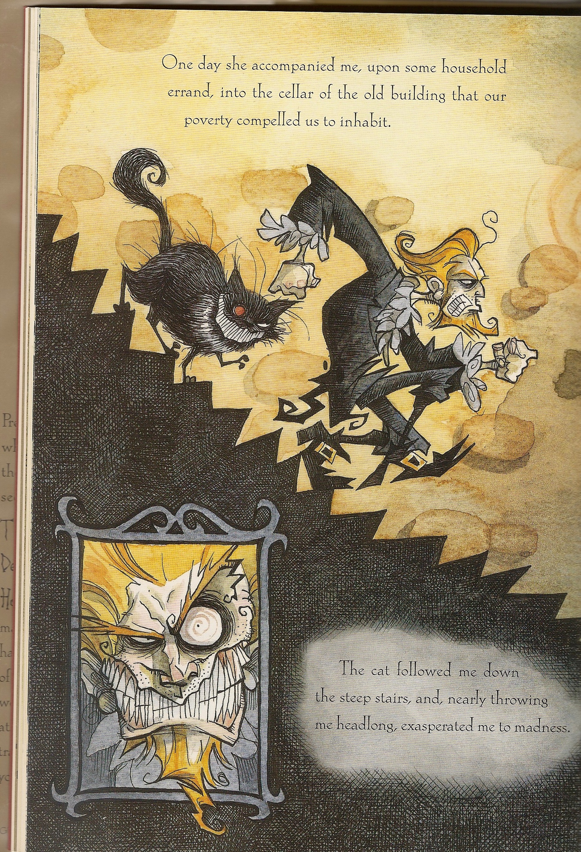 Halloween Reading - The Black Cat by Edgar Allan Poe Illustrated by ...