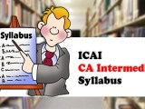 Ca Intermediate Syllabus For September 2026 Exams