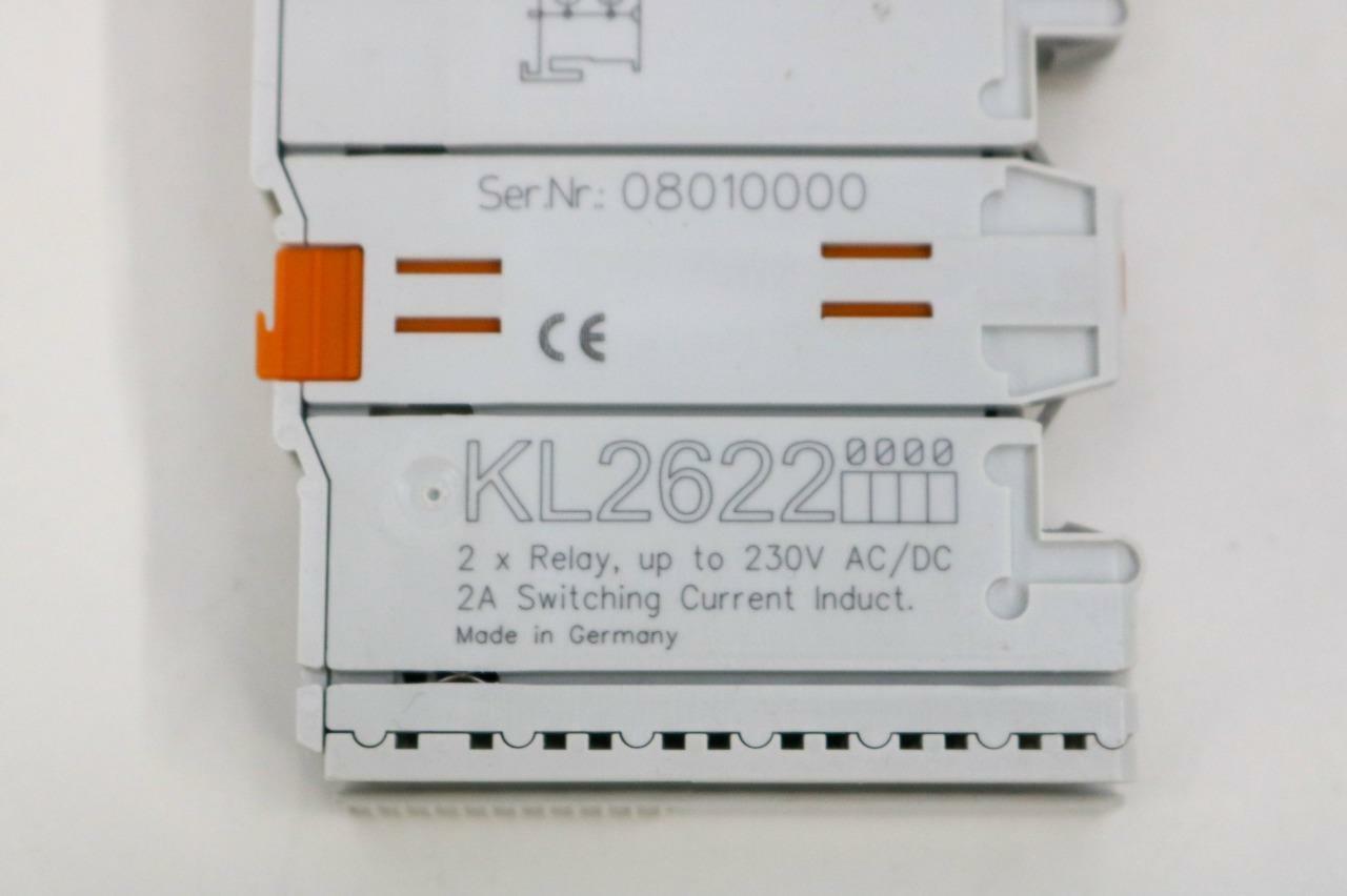 Beckhoff KL2622 2-Channel Relay Output Module