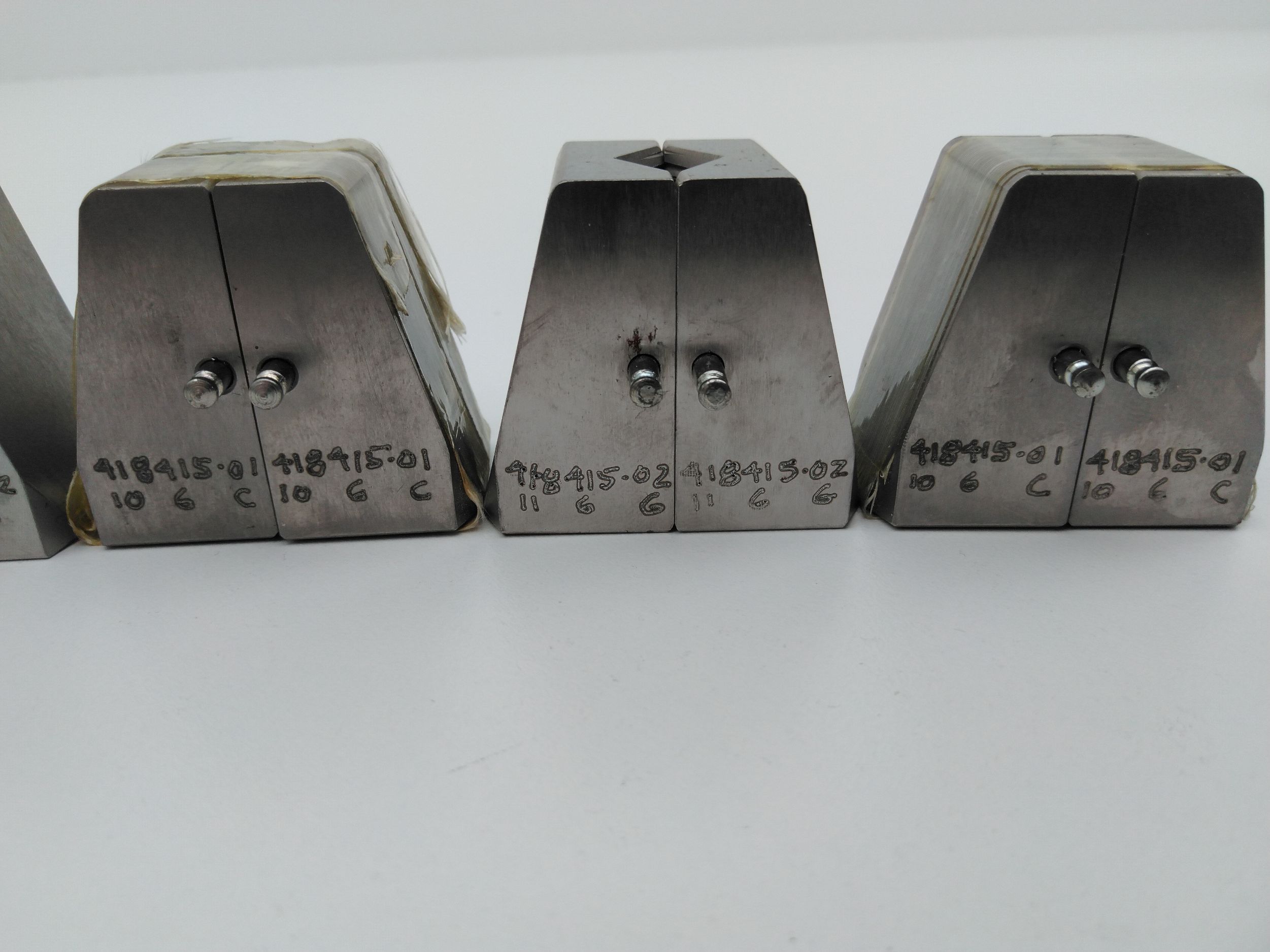Instron MTS Like Wedge Action Grip Faces – 8 Pairs
