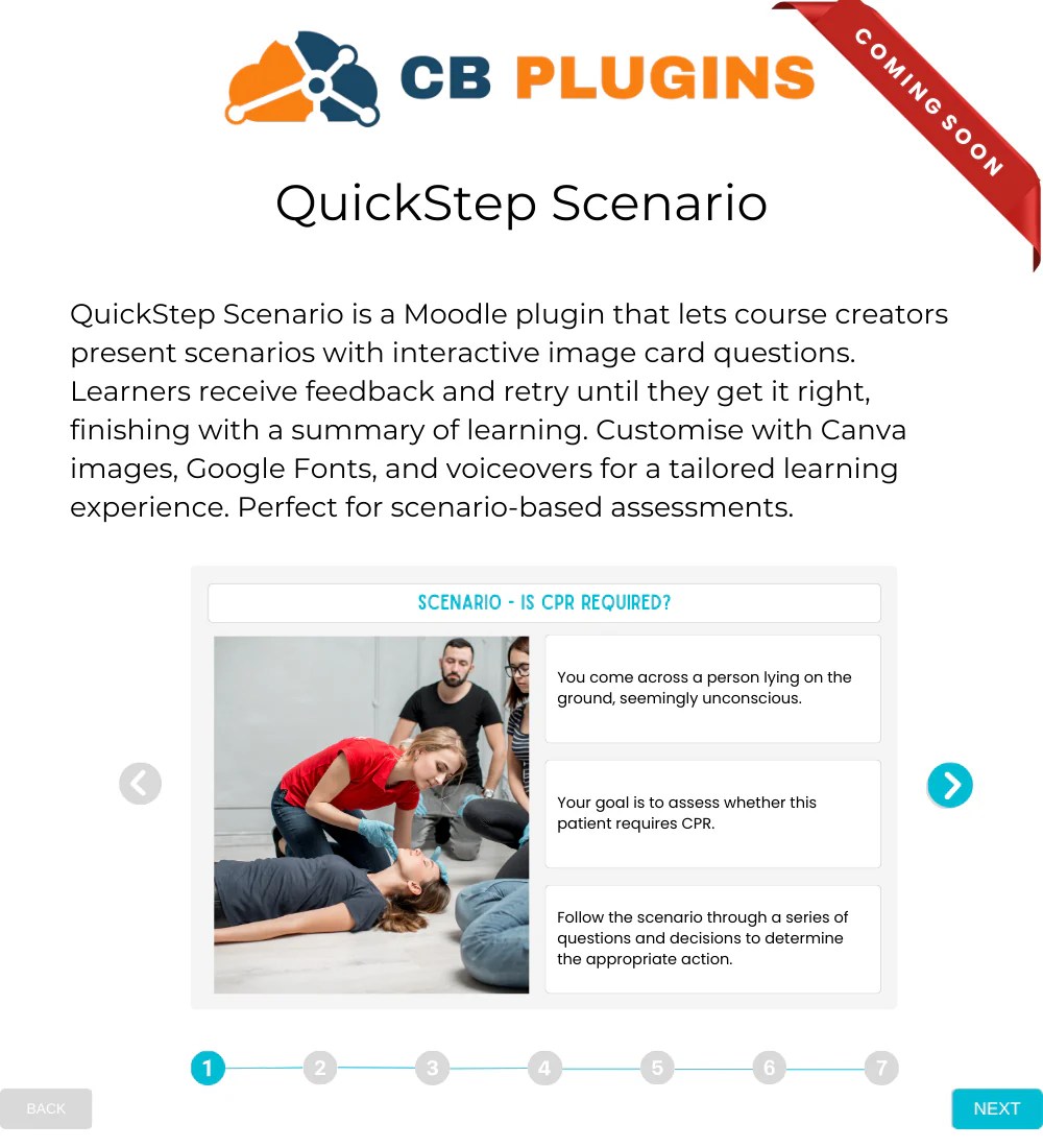 Quickstep Scenario Moodle Content Activity Plugin Cb Plugins