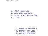 Hospital Management System Python Project Class 12 Cbse Python