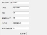 Hospital Management System Using Mysql Connectivity And Tkinter Gui