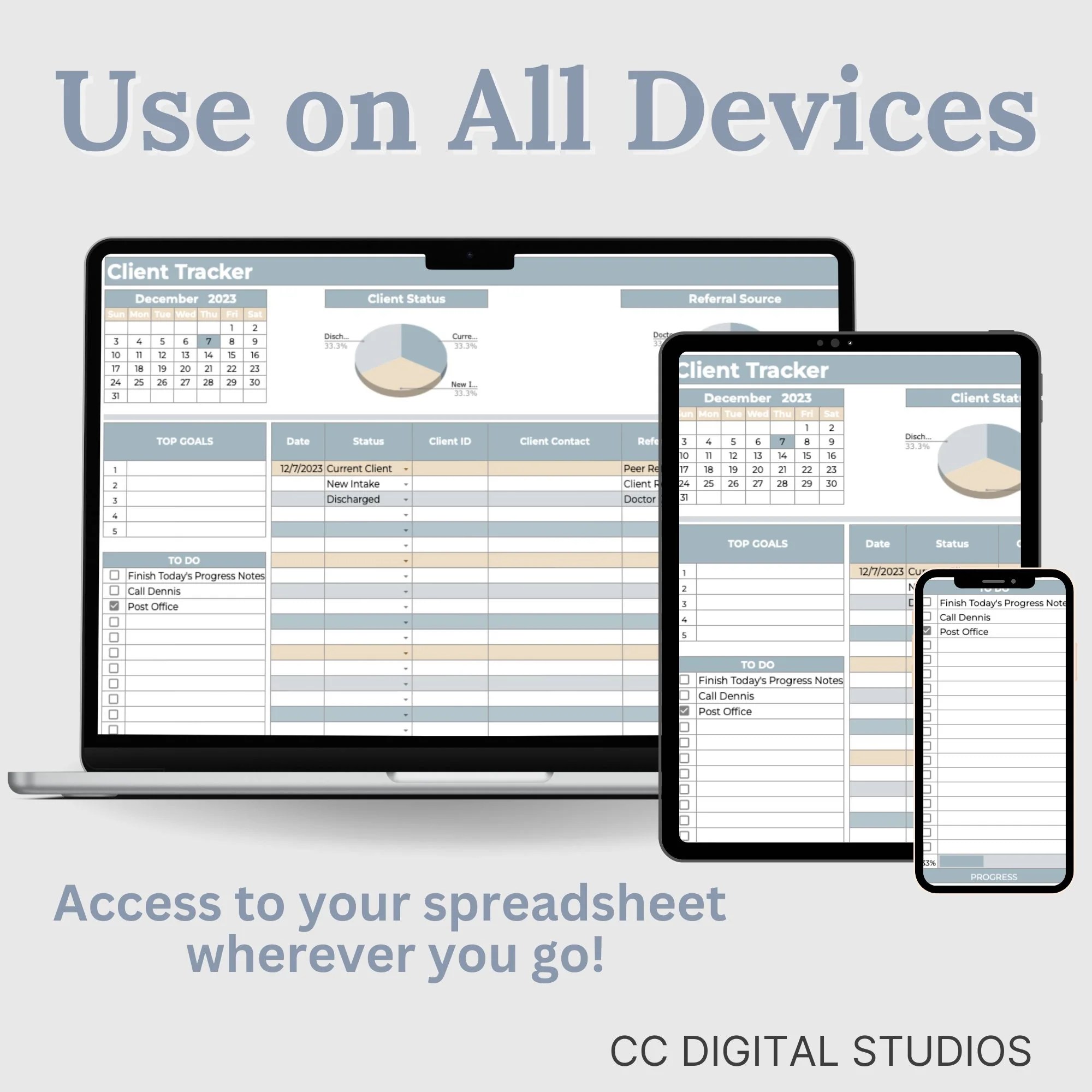 Client Tracker For Google Sheets Manage Therapy Caseload Efficiently