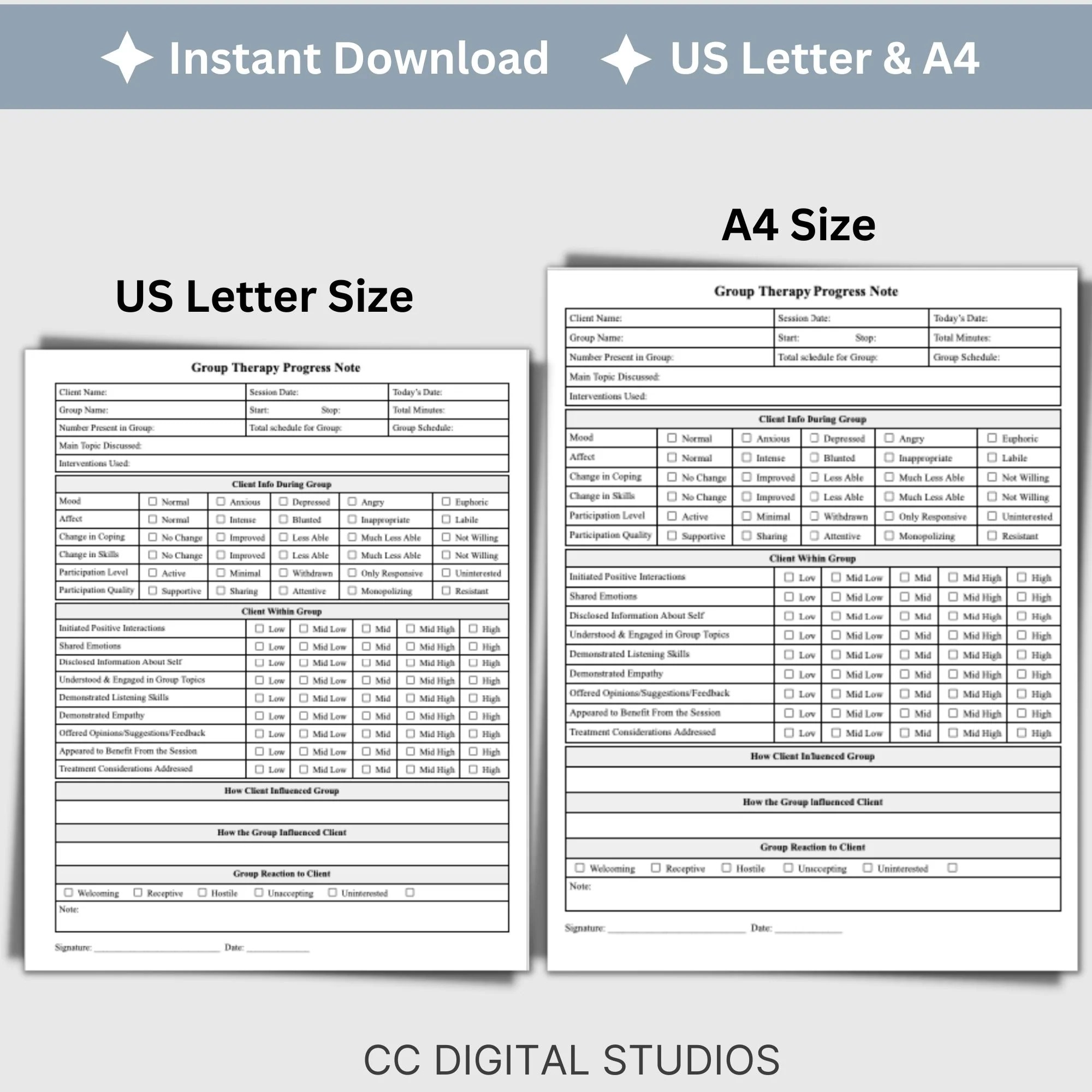 Group Therapy Progress Note Template Streamlined Therapy Notes