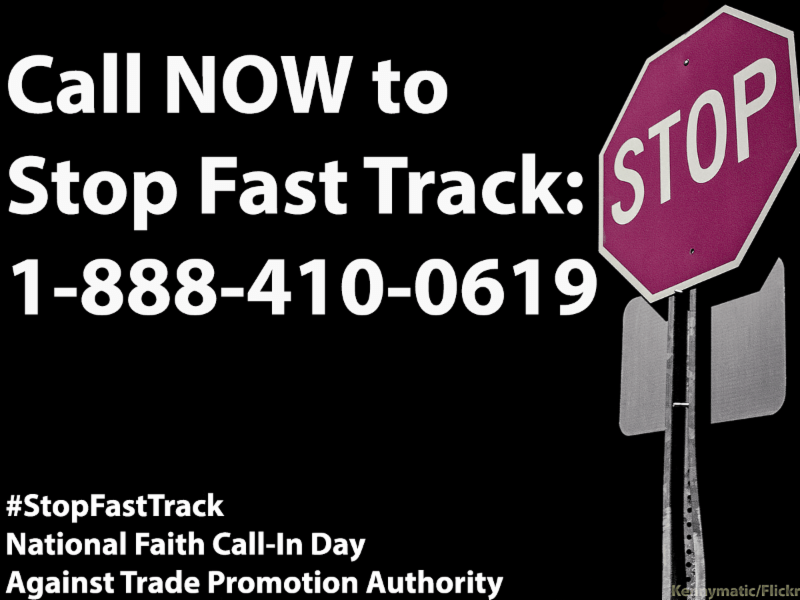 Fast Track Trade Bill in The House – Collaborative Center For Justice