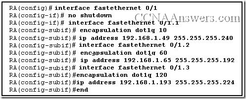 CCNA 3 Chapter 6 V4.0 Answers | Cisco Exams, Answers & IT News