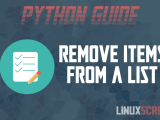 How To Remove Items From A List In Python With Examples