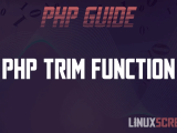 Php Trim Function With Examples