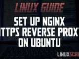How To Set Up Nginx Https Reverse Proxy On Ubuntu