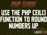 Rounding Numbers Up With The Php Ceil Function With Examples