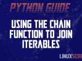 Python Concatenating Iterators With Itertools Chain Examples
