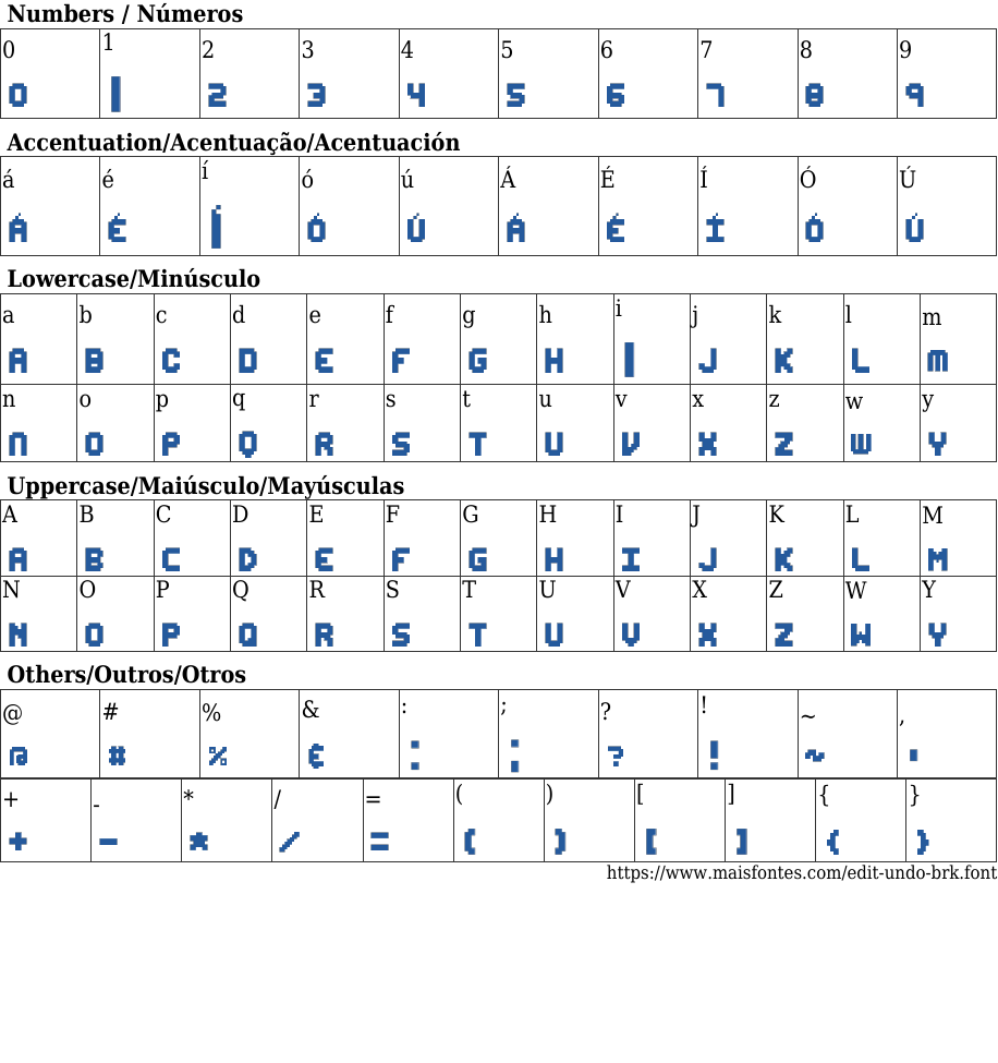 Edit Undo Brk Font Free Download Maisfontes