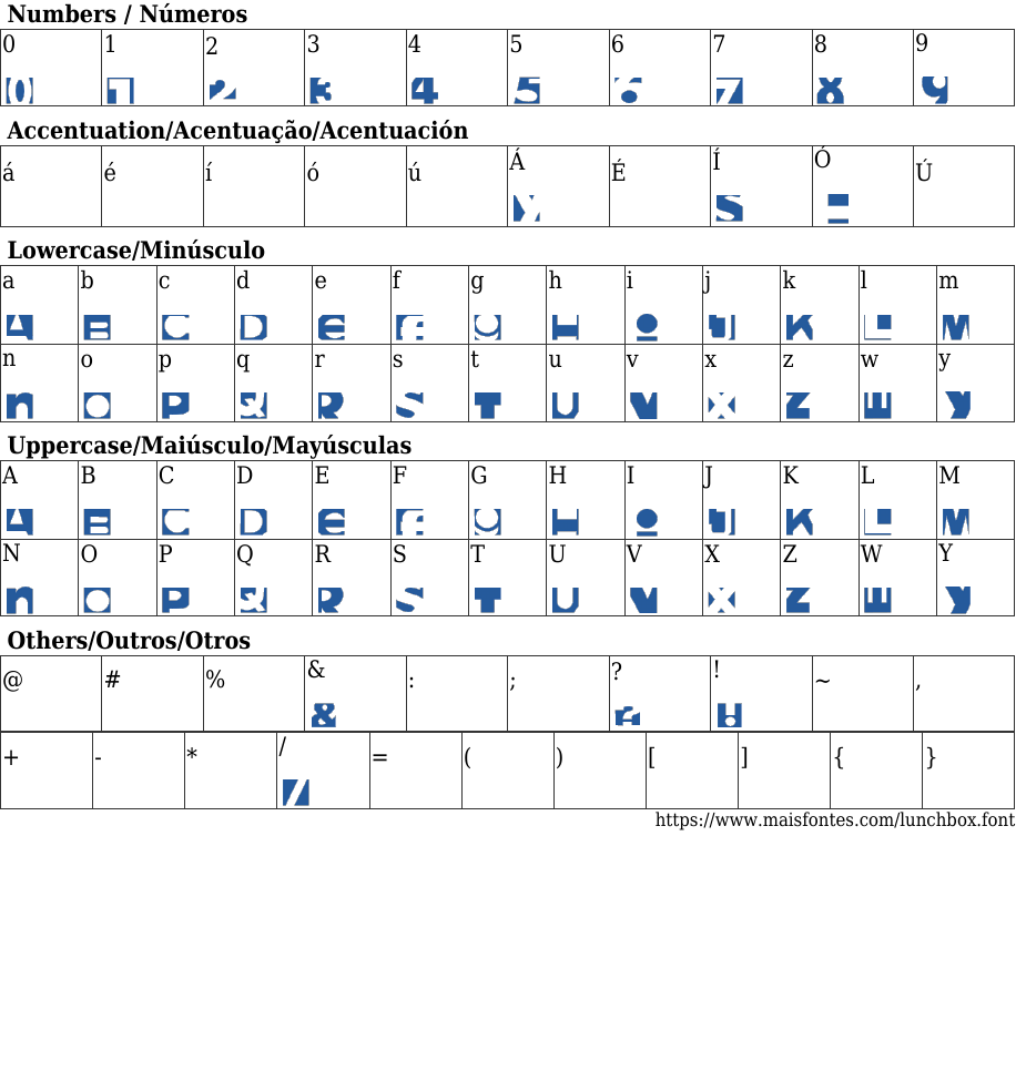 Lunchbox Font Free Download Maisfontes