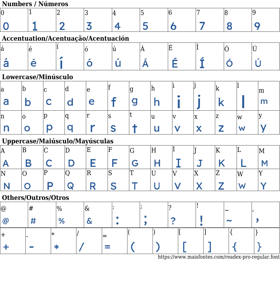 Readex Pro Regular Font Free Download Maisfontes