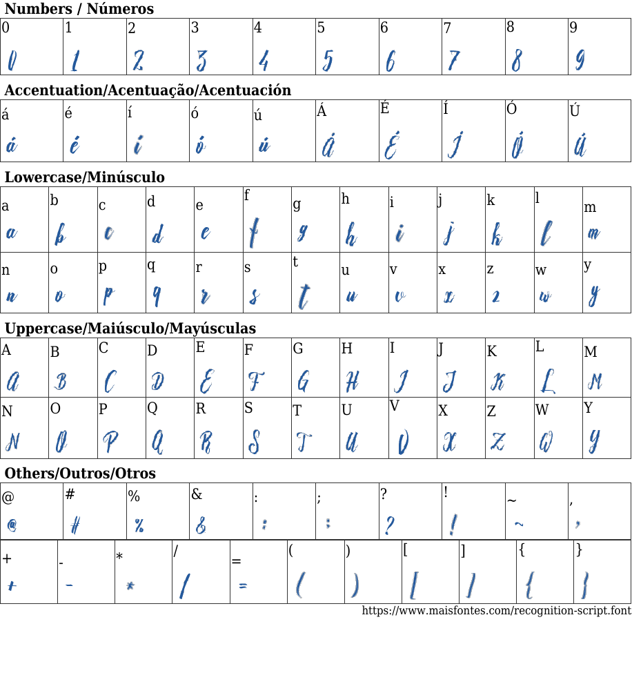 Recognition Script Free Font Download Maisfontes