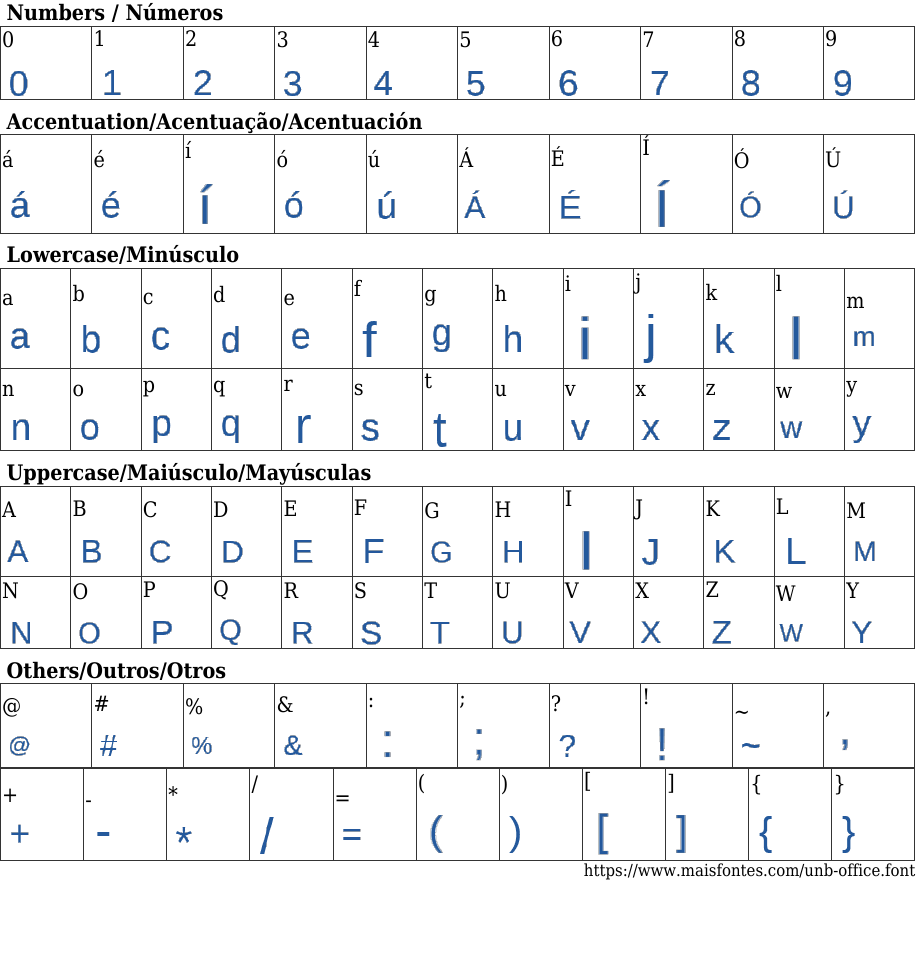 Unb Office Download Free Font Maisfontes