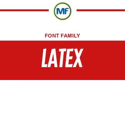 Latex Font Family Download Free Maisfontes