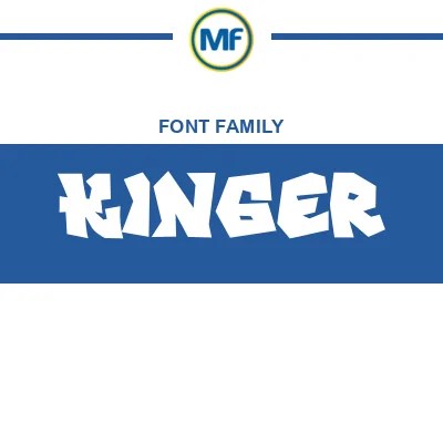 Kinger Font Family Free Download Maisfontes