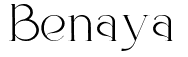 Benaya Free Font Download Maisfontes