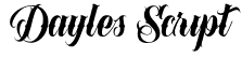 Dayles Script Free Font Download Maisfontes