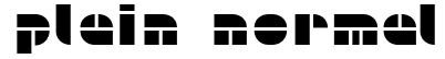 Plain Normal Font Free Download Maisfontes