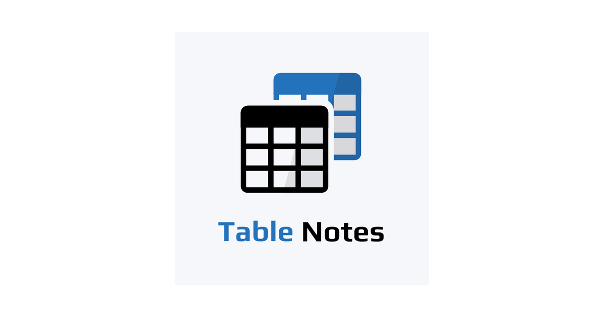 Table Notes Desktop App For Mac Windows Pc Webcatalog