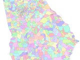 Printable Georgia Zip Code Map