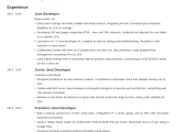 Java Developer Resume Examples For Junior Senior Jobs