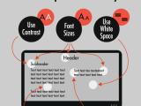 Designing Elearning For Readability Infographic E Learning Infographics