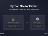 Python Caesar Cipher Complete Programming Tutorial With Source Code