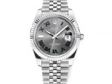 Best Replica Rolex Datejust 41mm Stainless Steel Watch With Grey Dial