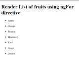 Using Angular Ngfor Directive Codeinjar