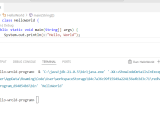 Java Hello World Program Codeinjar