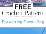 11 Crochet Drawstring Bags Free Patterns Crochet With Patterns