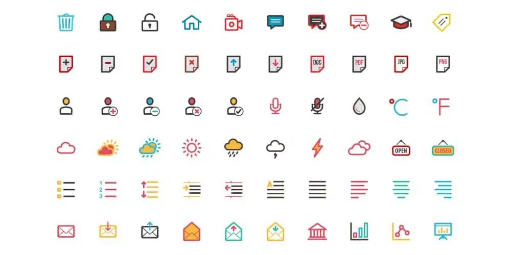 50 Latest Flat Vector Icons Ai Eps Svg Css Author
