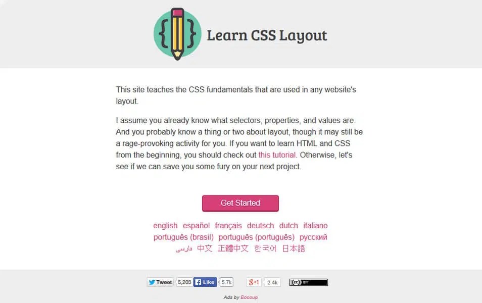25 Best Collection Of Css Tutorial Websites Css Author