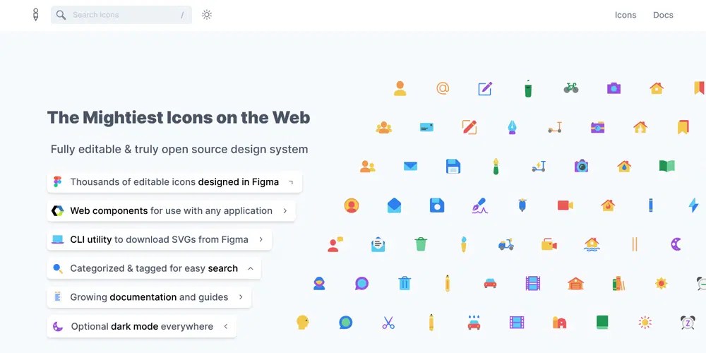 Free Open Source Icons For Designers And Developers 2021 June 15 2021