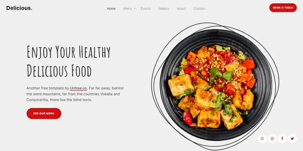 Top Free Grocery Store Bootstrap Templates