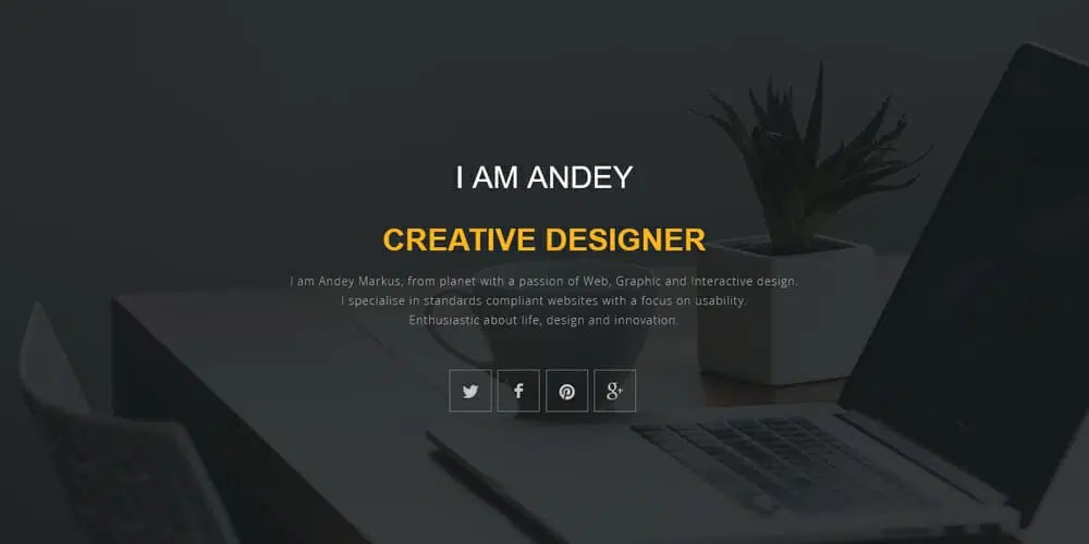 Free Bootstrap Portfolio Templates Css Author