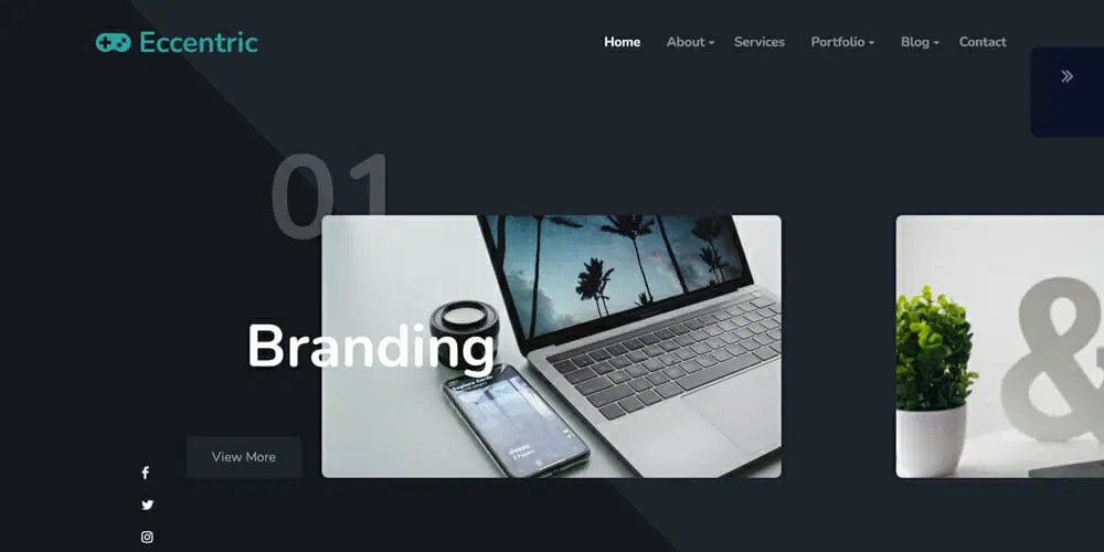 Free Bootstrap Portfolio Templates Css Author