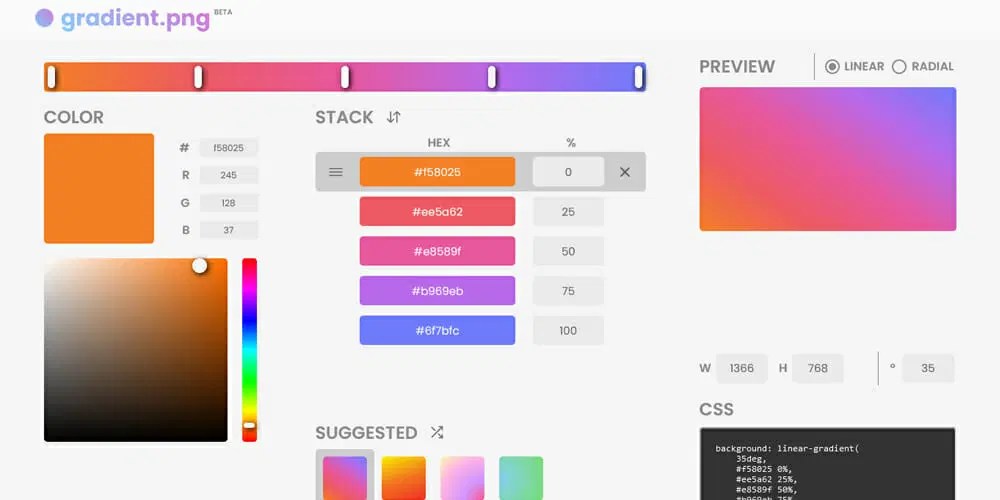 The Top Free Css Gradient Generators Css Author